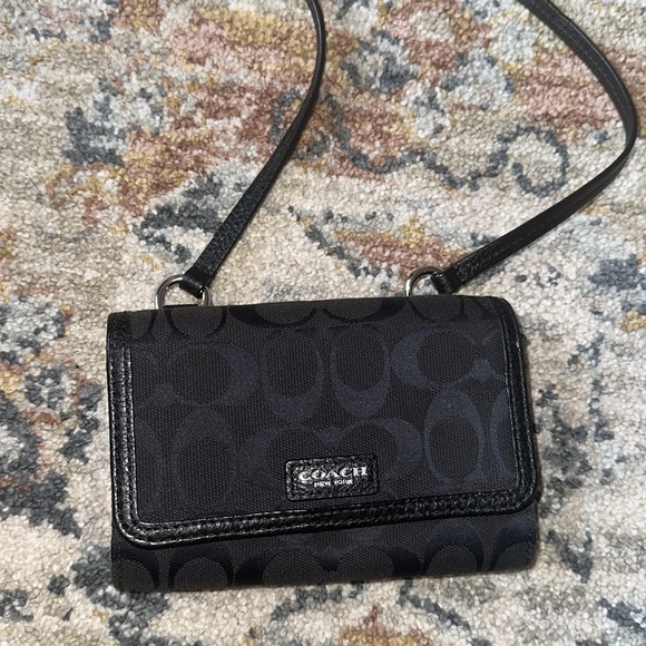 Coach | Bags | Coach Wallet With Body Strap | Poshmark